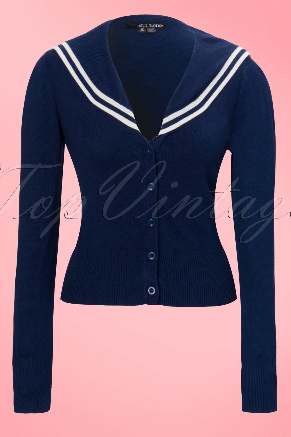 Landlubber Cardigan Sailor in navy
