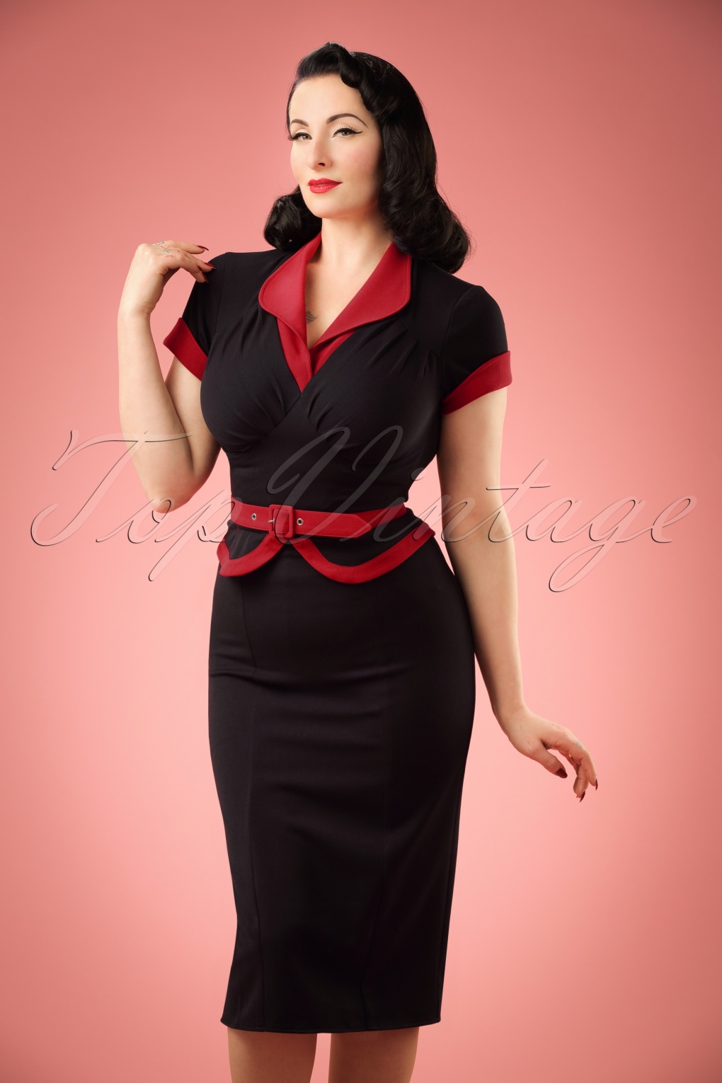 Exclusivo De TopVintage Vestido De L piz Sabine Katalin De Los A os exclusivo-de-topvintage-vestido-de-l-piz-sabine-katalin-de-los-a-os