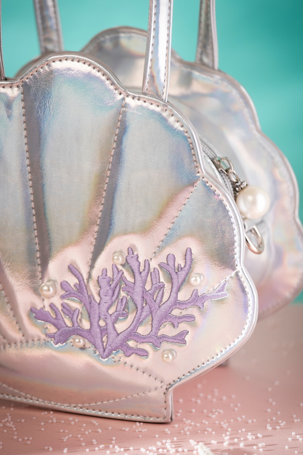 60s Ariel Bag in Holographic Silver