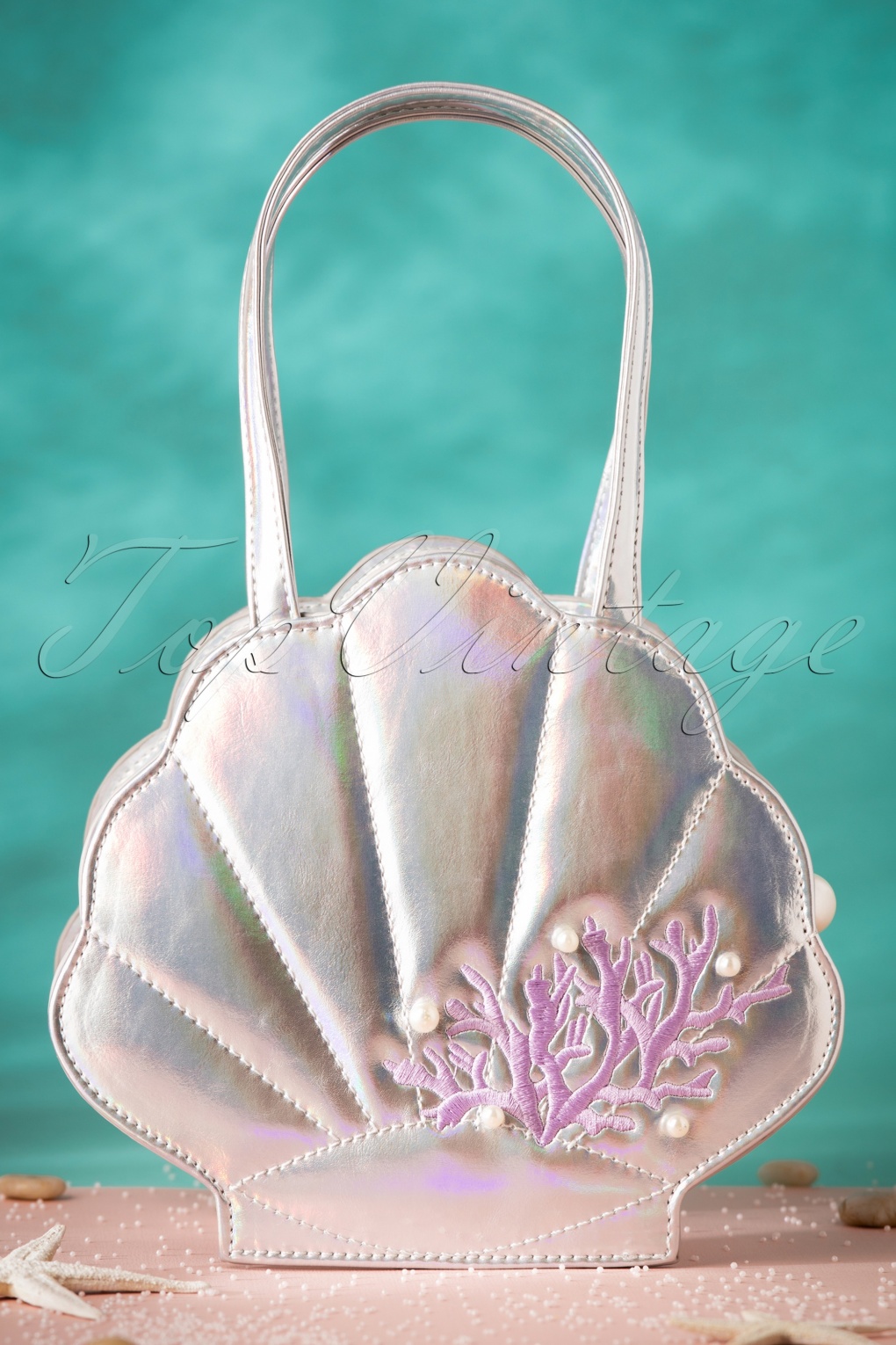 60s Ariel Bag in Holographic Silver