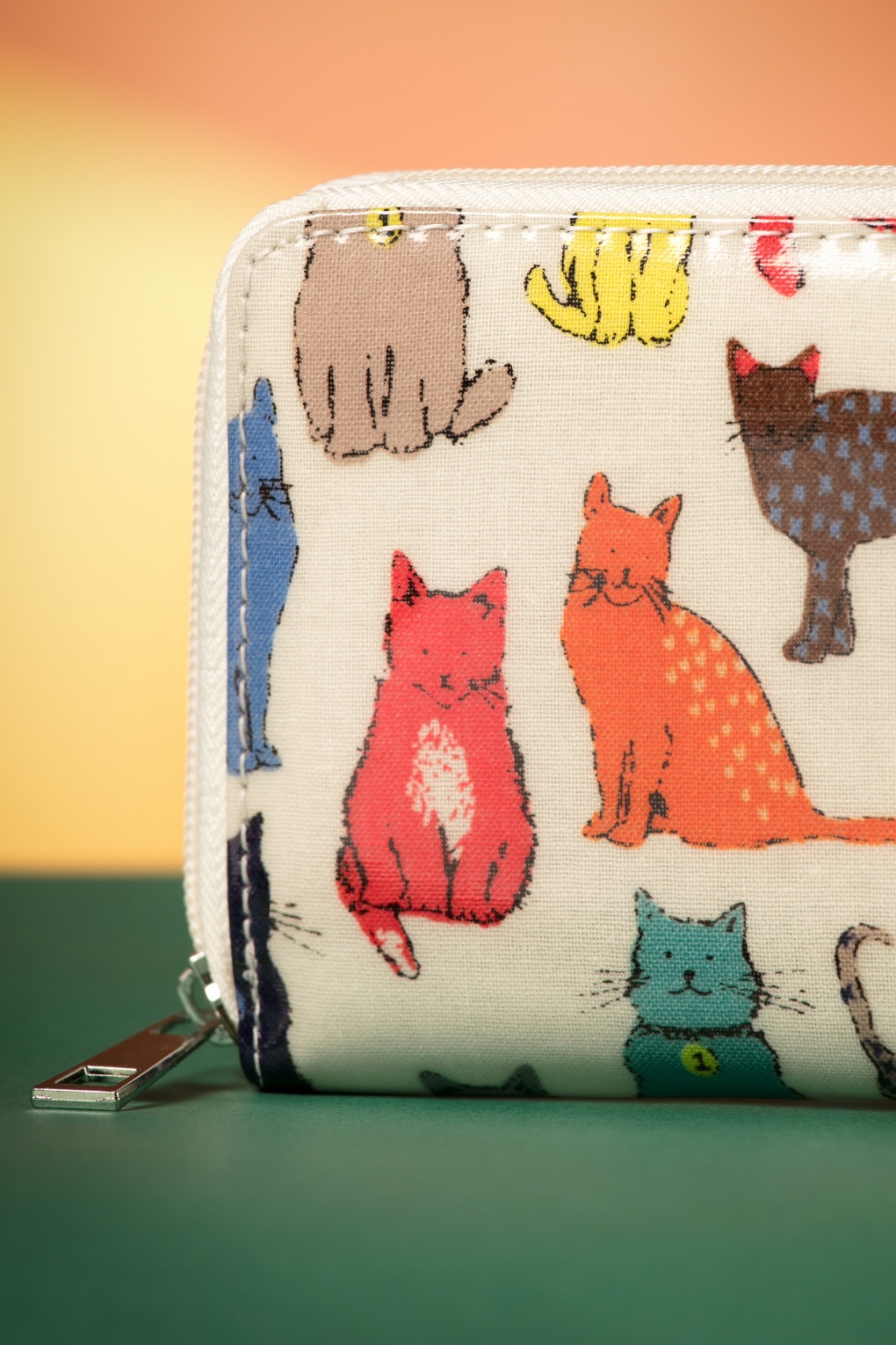 60s Cats Guarding My Money Wallet