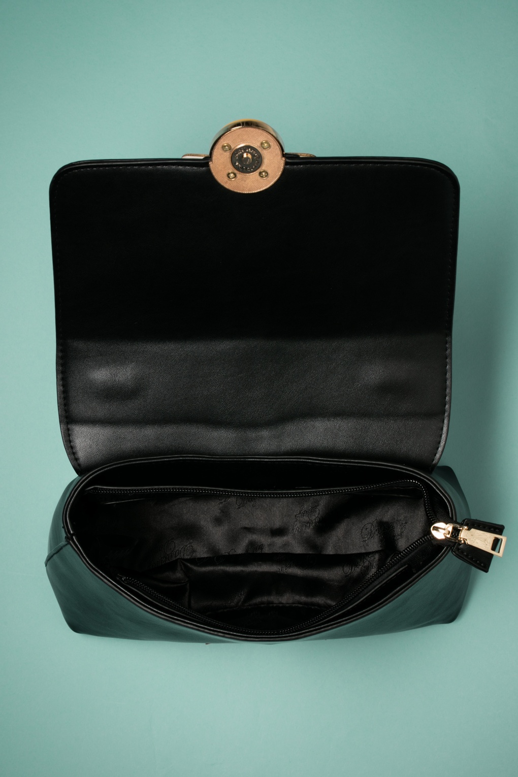 60s Daisy Handbag in Black