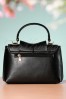 60s Daisy Handbag in Black