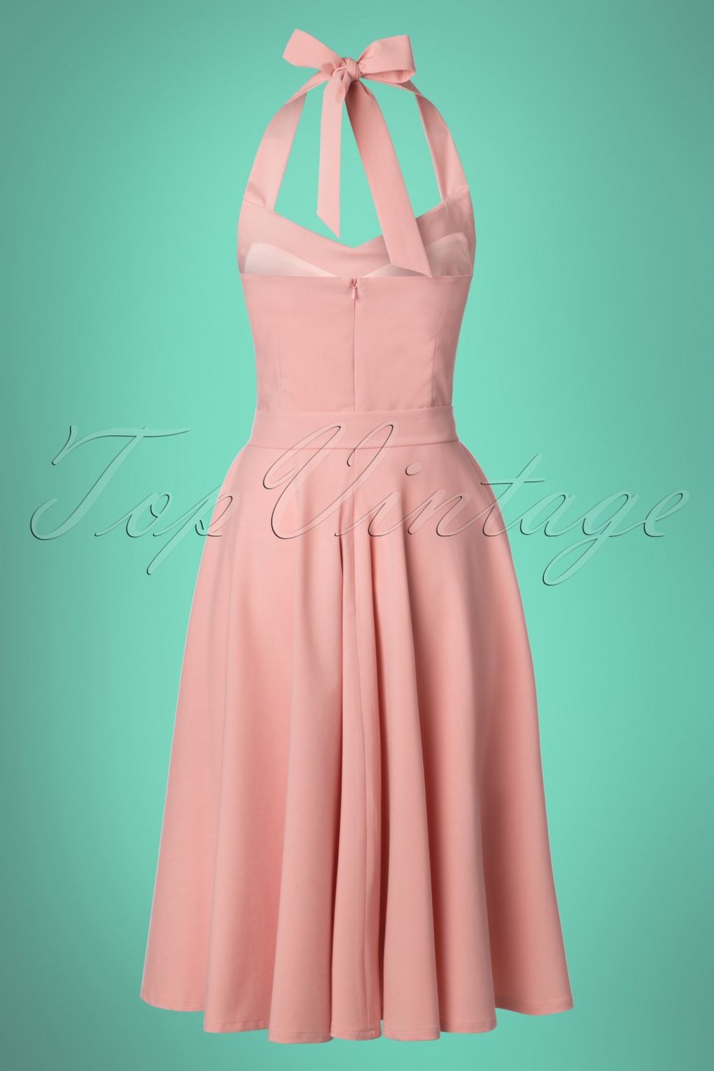 50s Alice Swing Dress in Soft Pink
