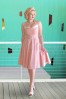 50s Alice Swing Dress in Soft Pink