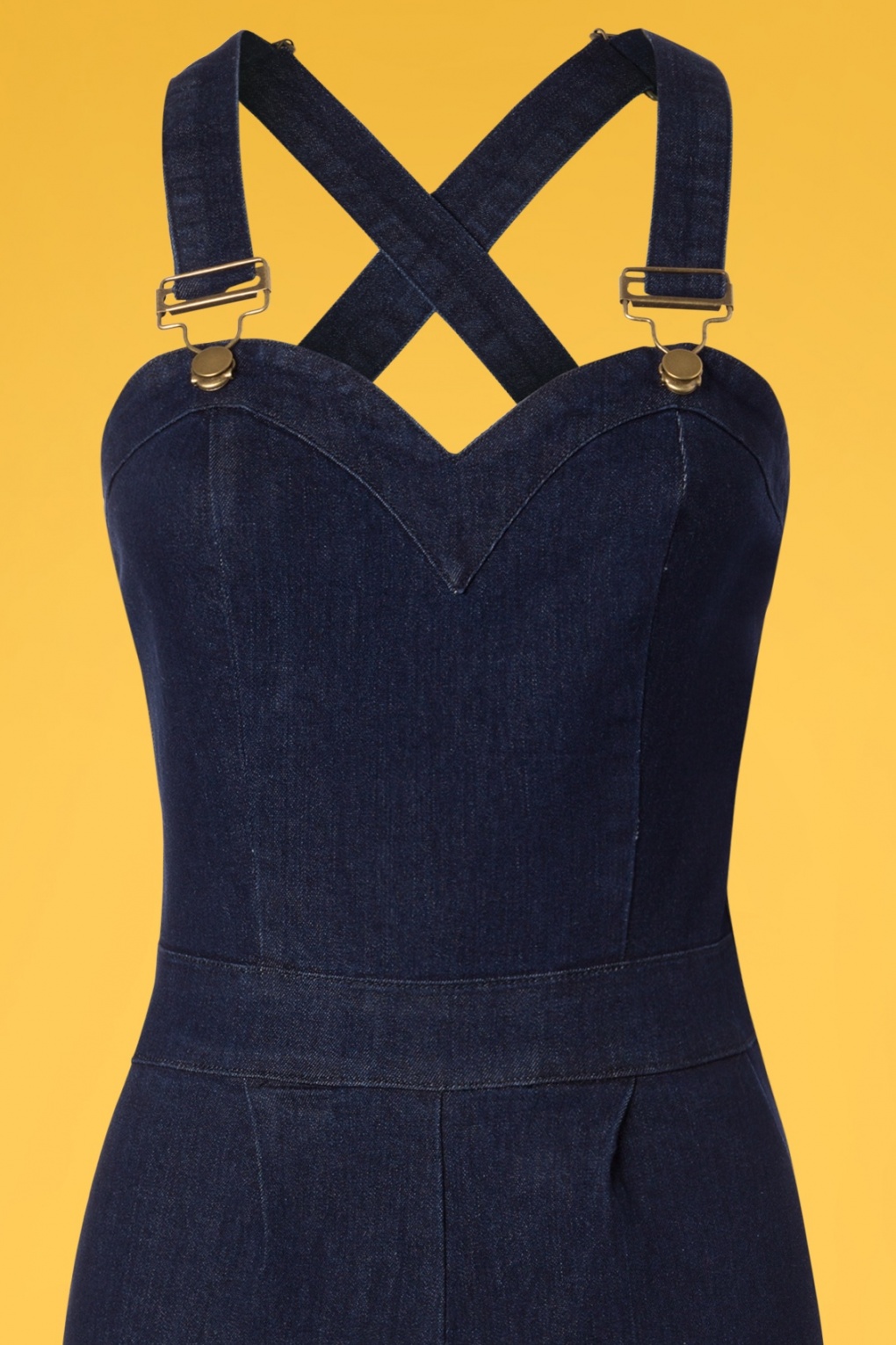 50s Connie Capri Overalls in Denim