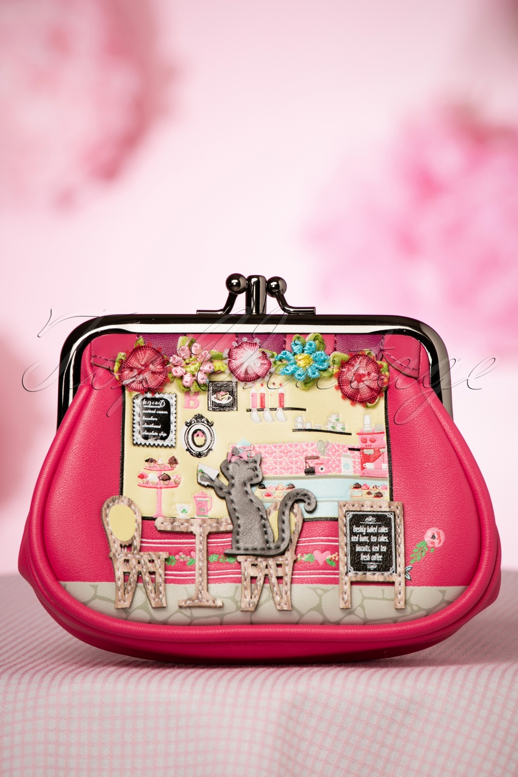 Vendula Vintage Biscuit Shop Coin Purse Années 50 en Rose | Acheter ...