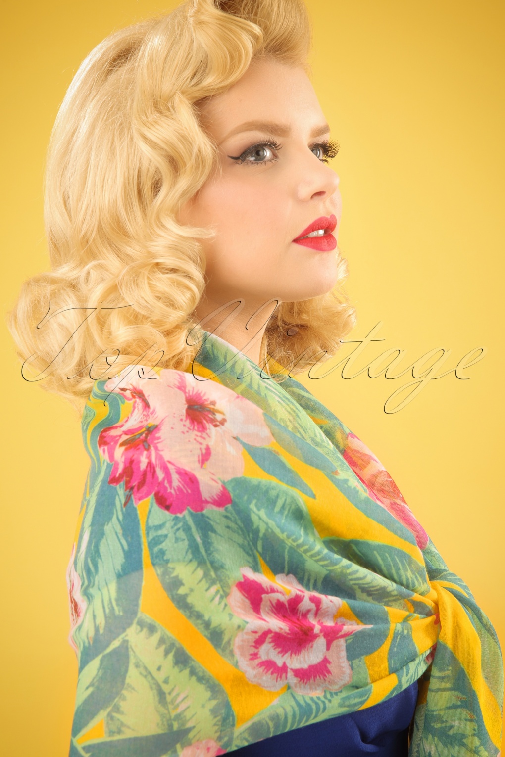 50s Hair Bandanna, Headband, Scarf, Flowers | 1950s Wigs