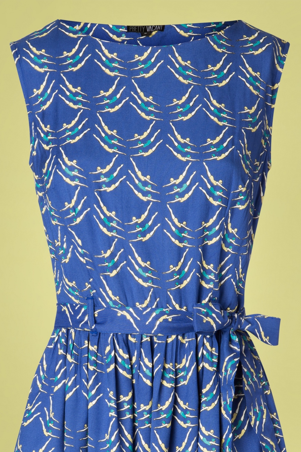 50s Lauren Divers Dress in Blue