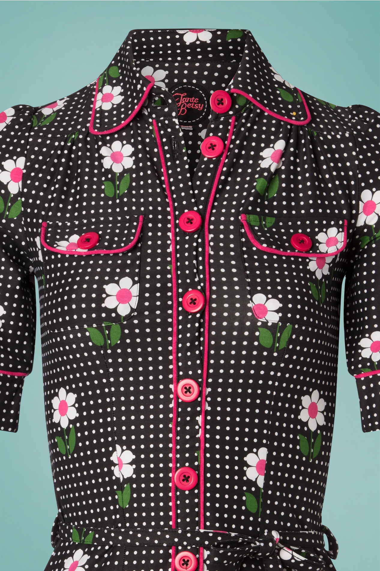 Tante Betsy Betsy Daisy Dot Kleid in Schwarz | Einkaufen bei Topvintage