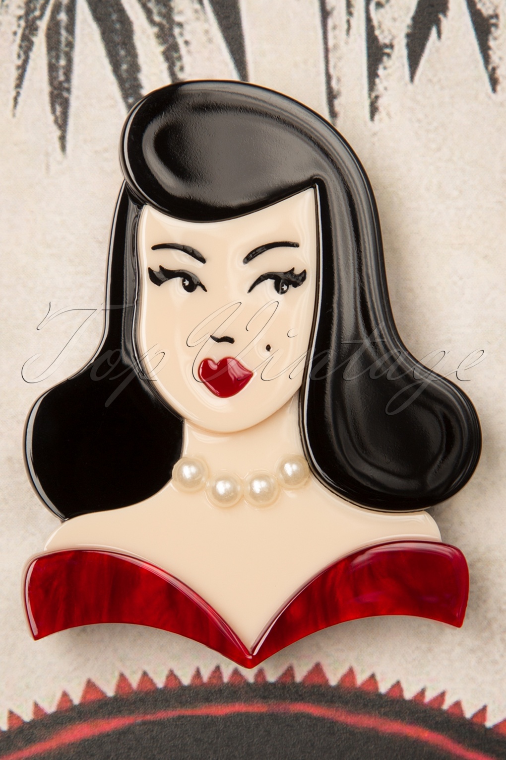 50s Leading Lady Brooch