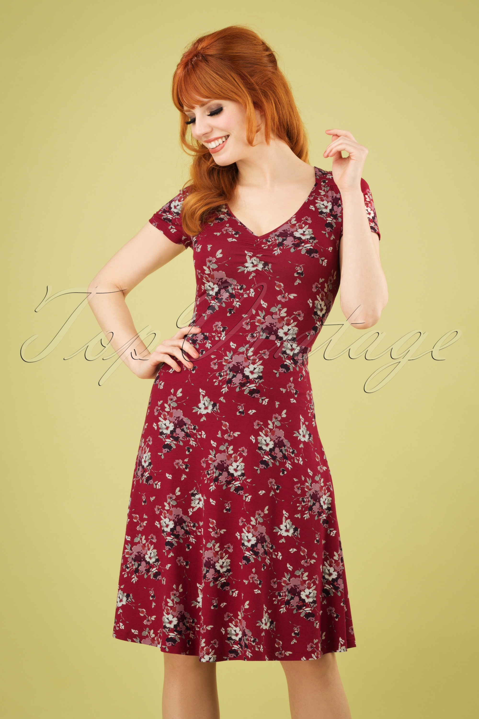 Vive Maria Mon Amour Kleid in Rot | Einkaufen bei Topvintage