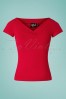 50s Alex Top in Red