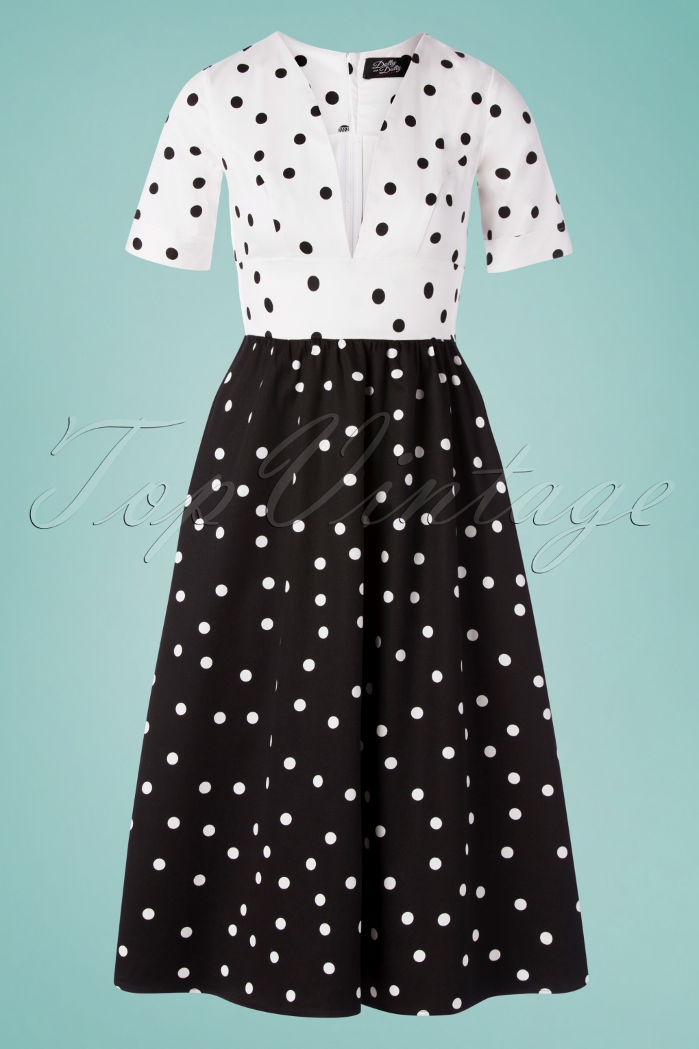Vintage Polka Dot Dresses - 50s Spotty and Ditsy Prints