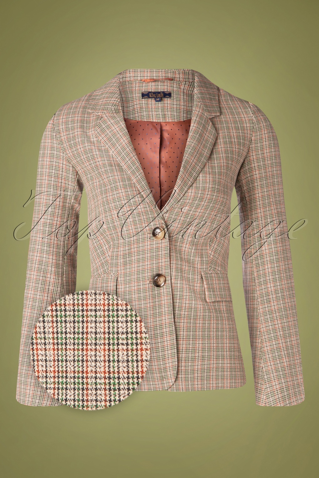 40s Daisy Connery Blazer in Beige