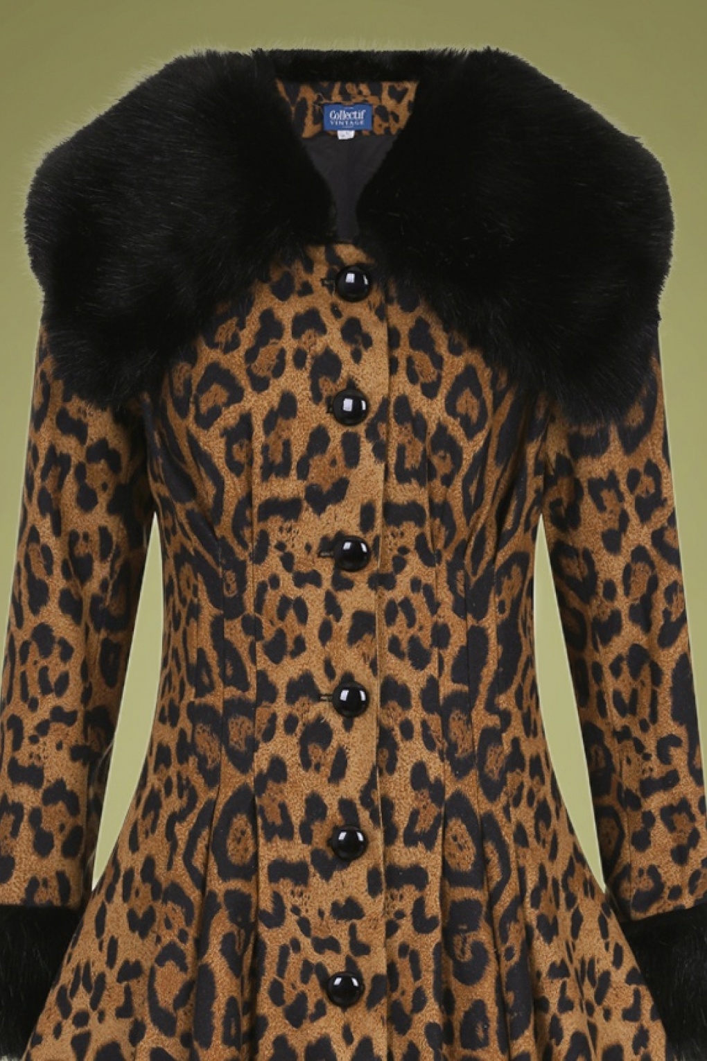 30s Pearl Coat in Leopard