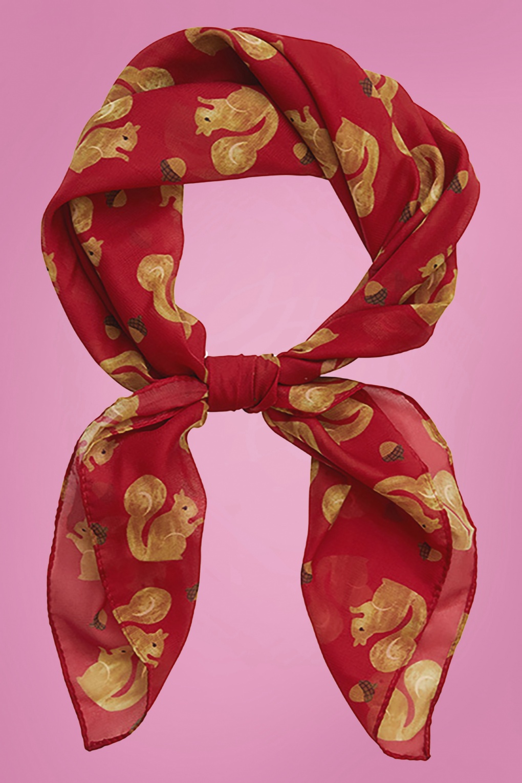 Erstwilder 50s The Satisfied Squirrel Scarf | Acheter chez Topvintage