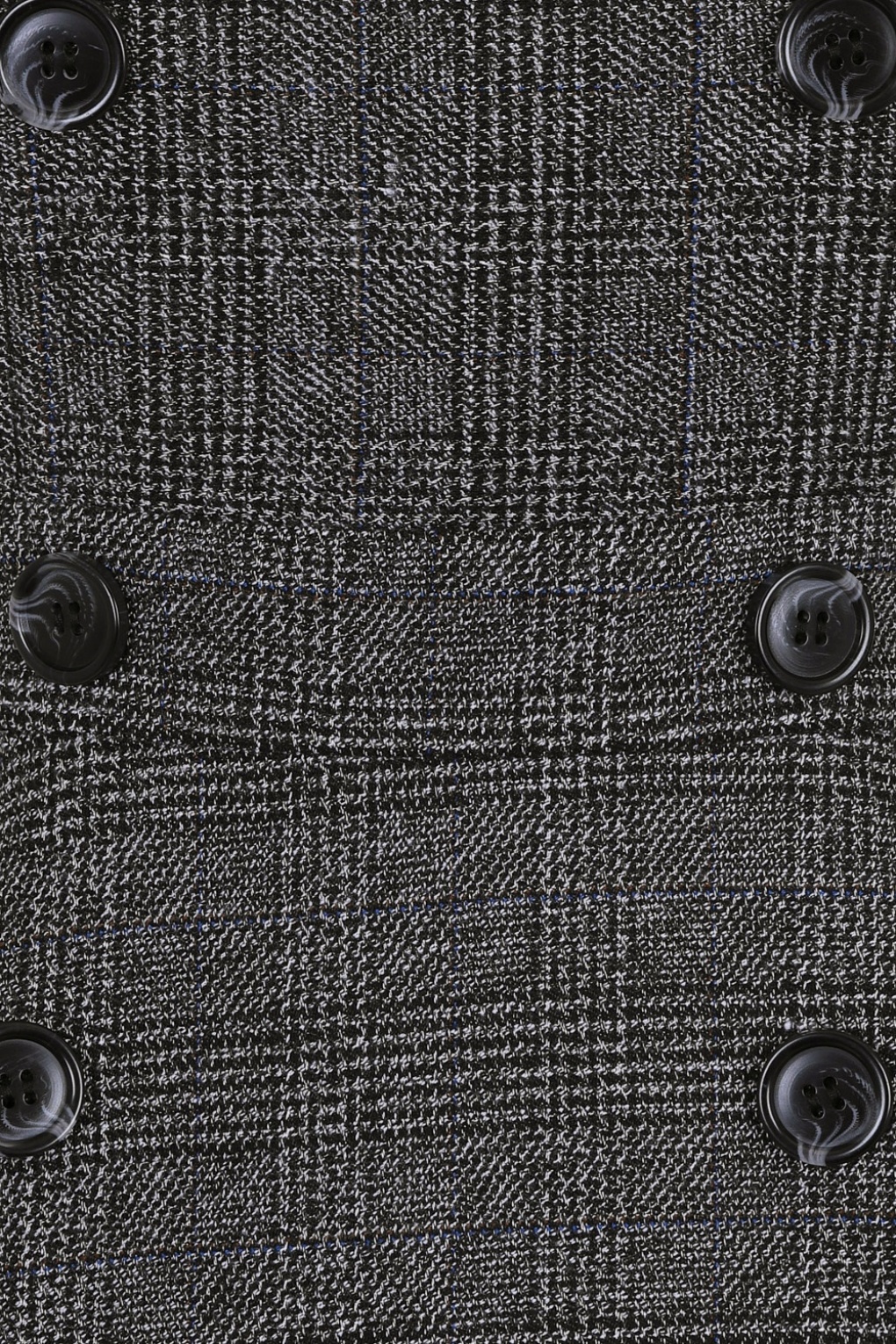 40s Brenda Librarian Check Pinafore Dress in Charcoal