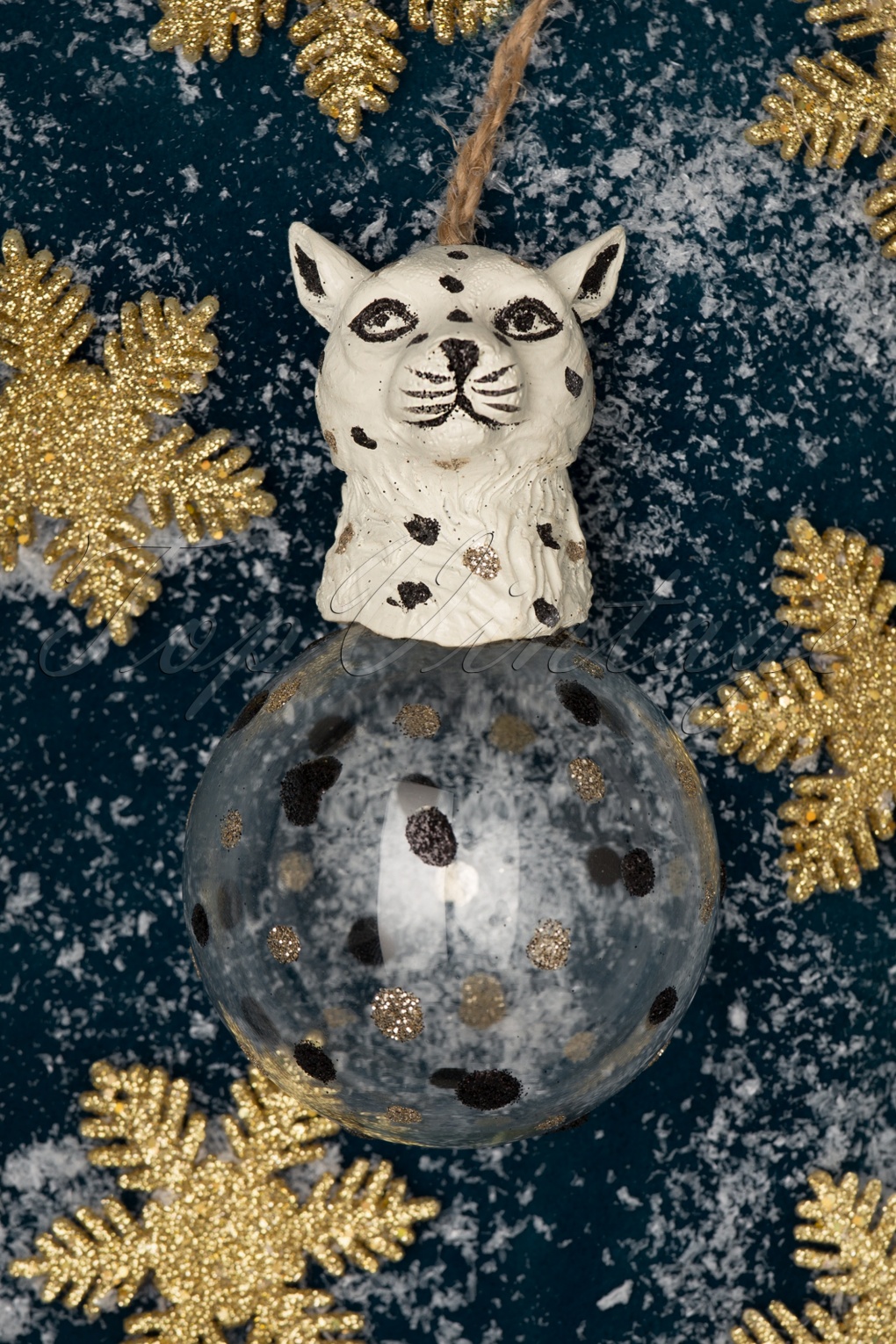 Leopard Head Bauble