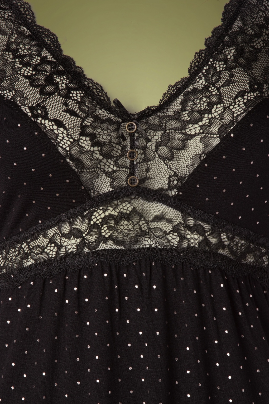 Glamour Night Negligée in Black