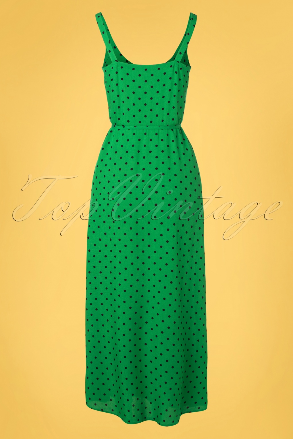 60s Allison Pablo Maxi Dress in Very Green