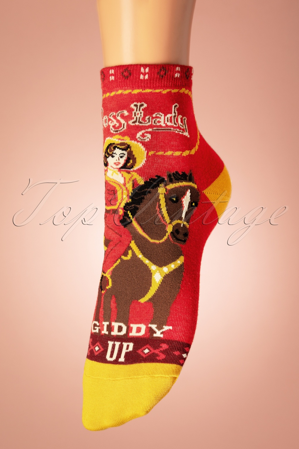 Blue Q Boss Lady Socks | Acheter chez Topvintage