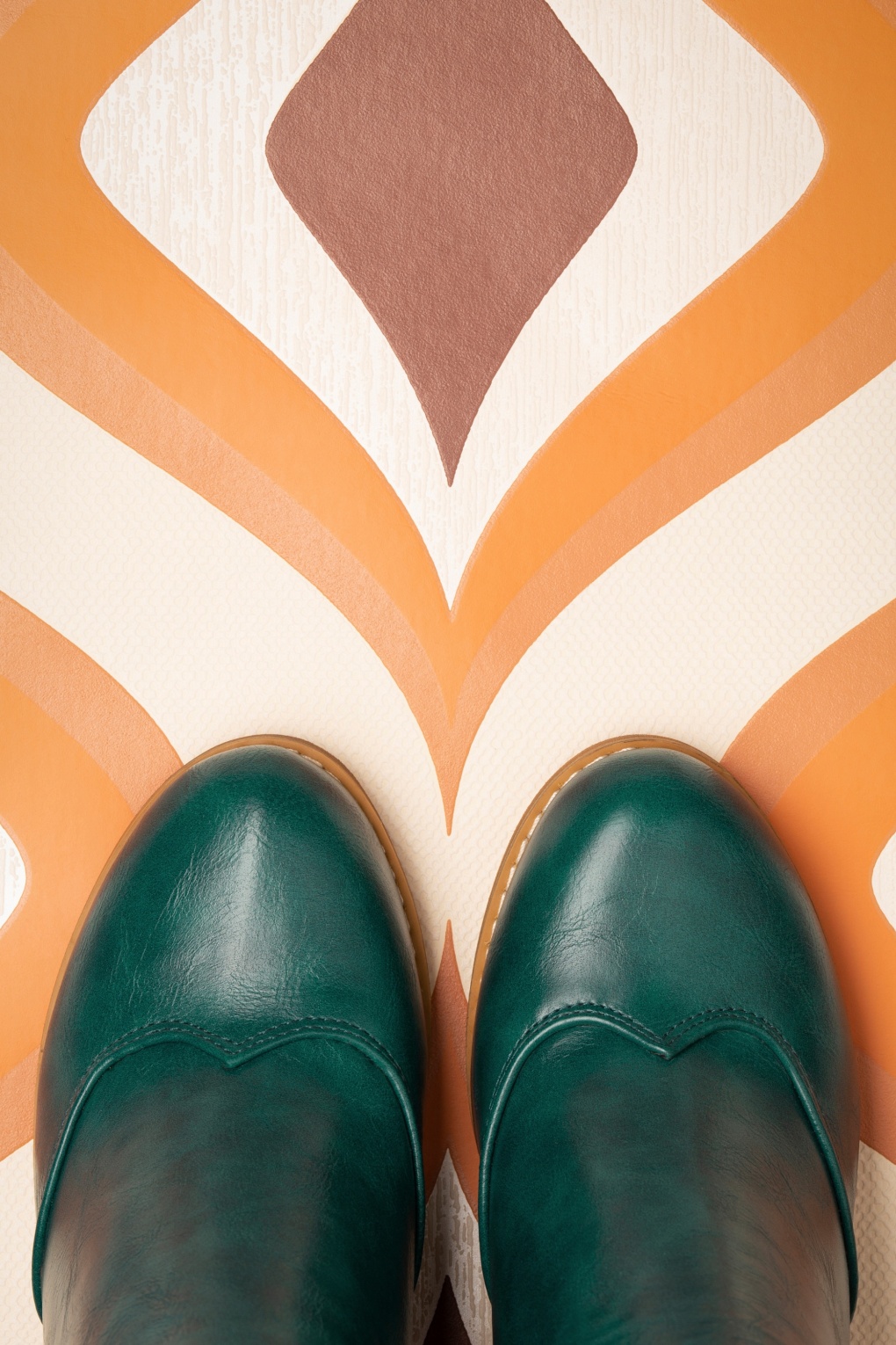 70s Keenak Face Boots in Green