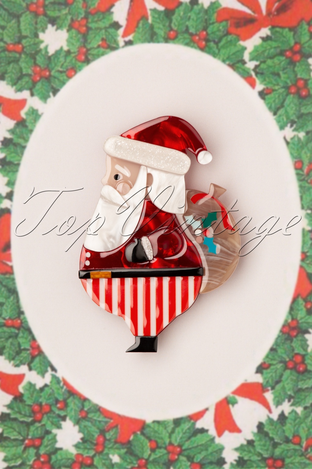 Erstwilder Santa Claus Brooch | Acheter chez Topvintage