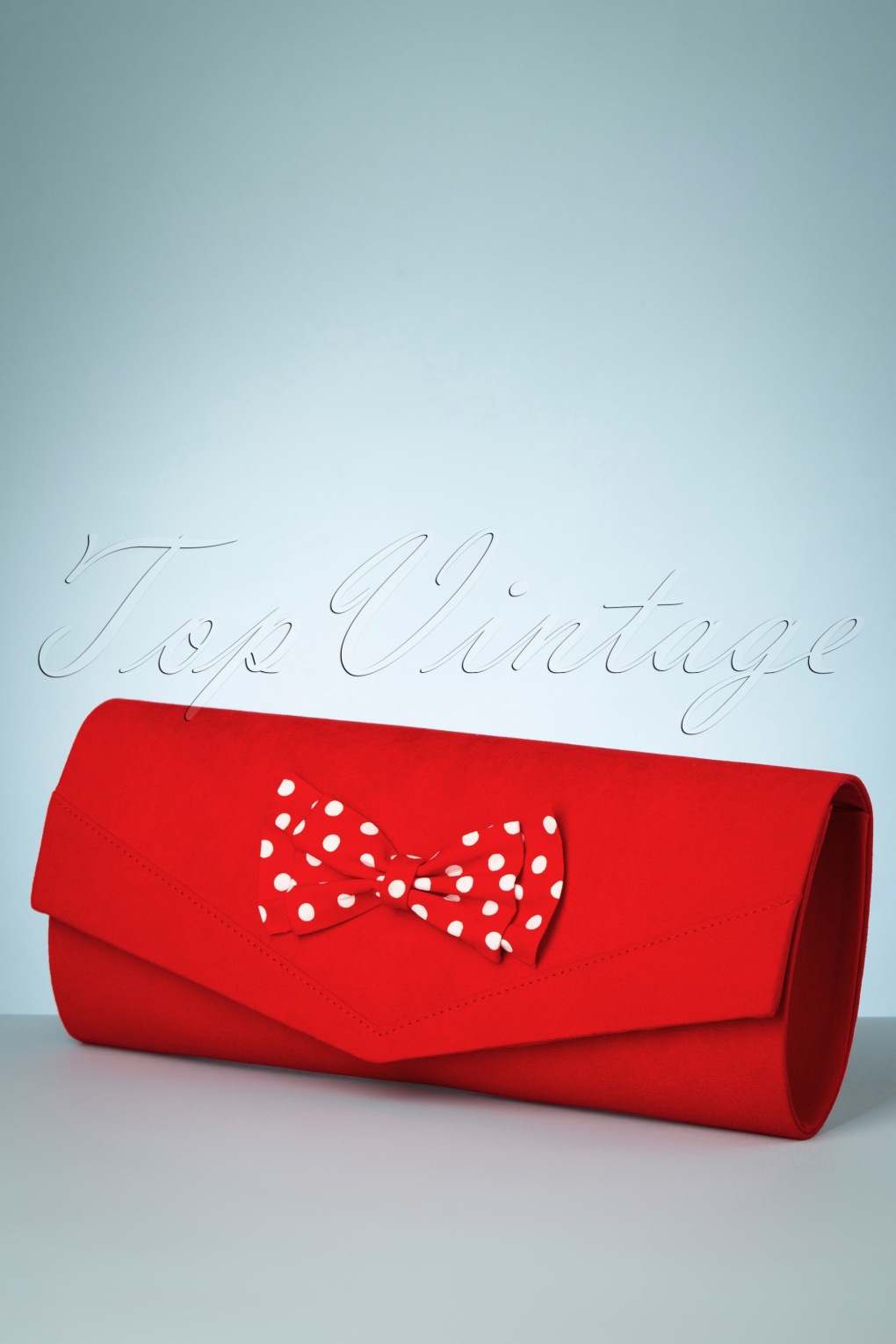 Ruby Shoo Sapporo Clutch Années 50 en Rouge | Acheter chez Topvintage