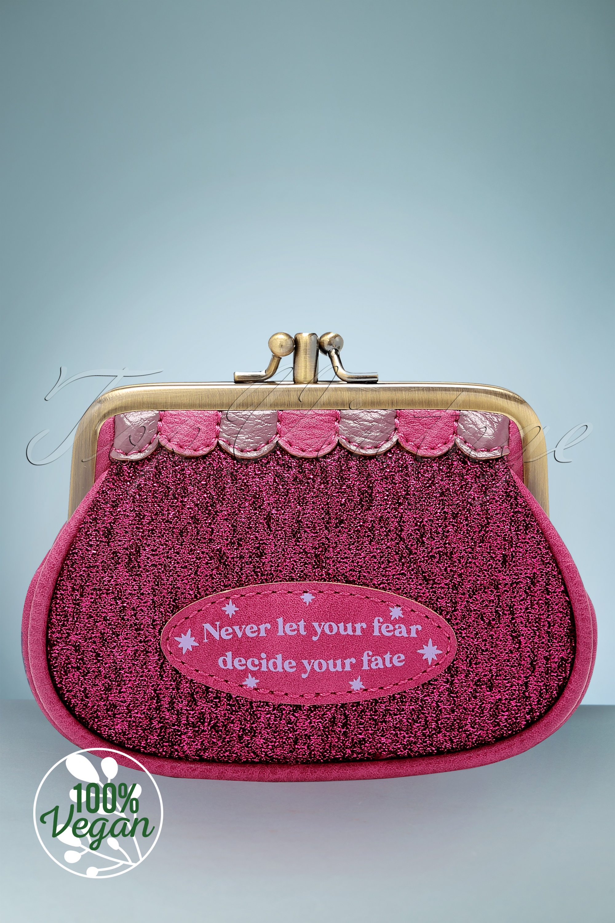 Vendula Fortune Teller Clipper portemonnee in roze | Shop bij Topvintage