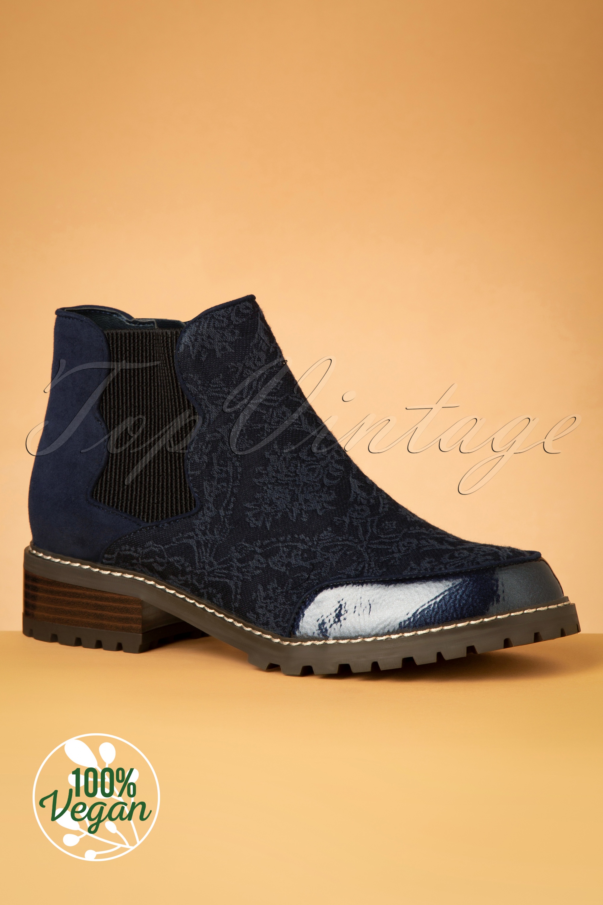 Ruby Shoo Ronni Boots in Mitternacht | Einkaufen bei Topvintage