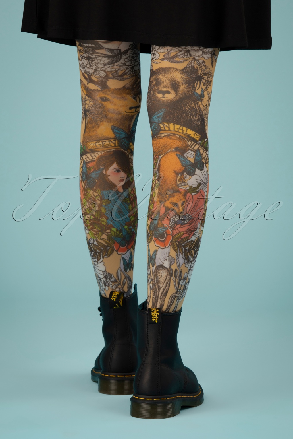 Marie Antoilette | 50s Opaline Tights in Multi