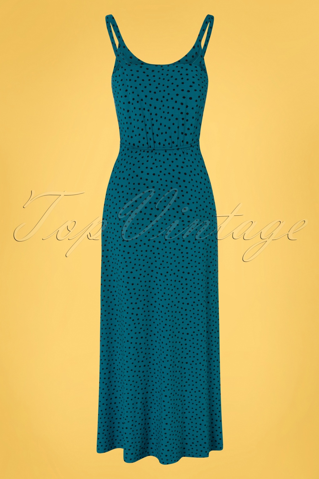 King Louie | 60s Allison Farola Maxi Dress in Bay Blue