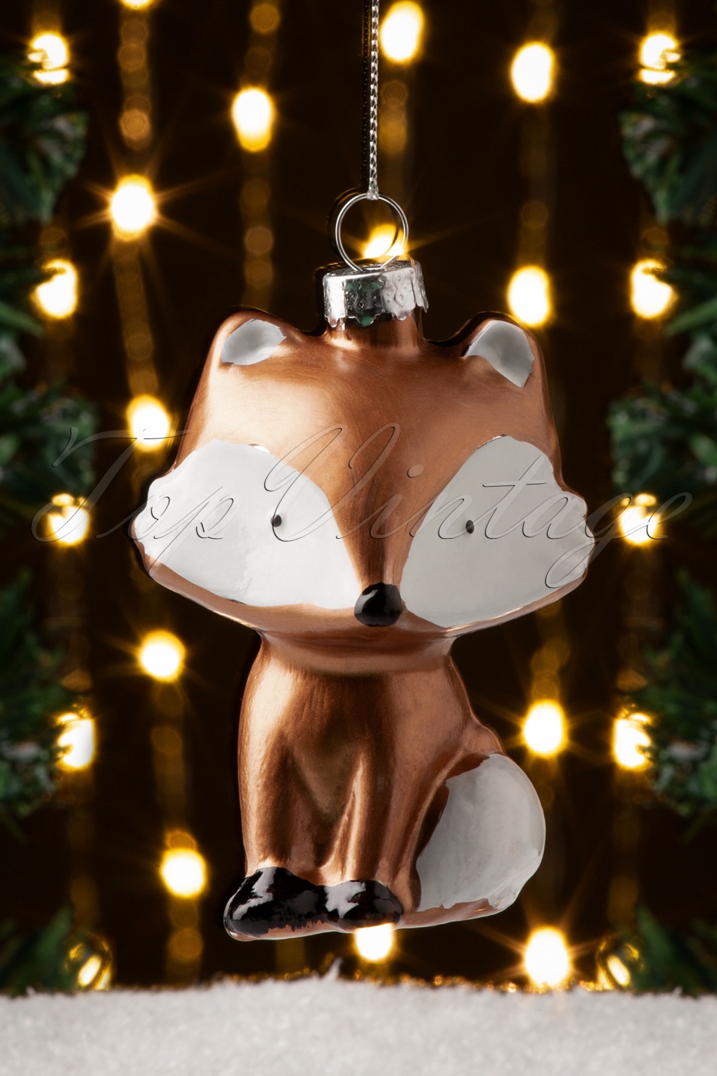 Sass & Belle Metallic Fox Bauble | Shop at Topvintage
