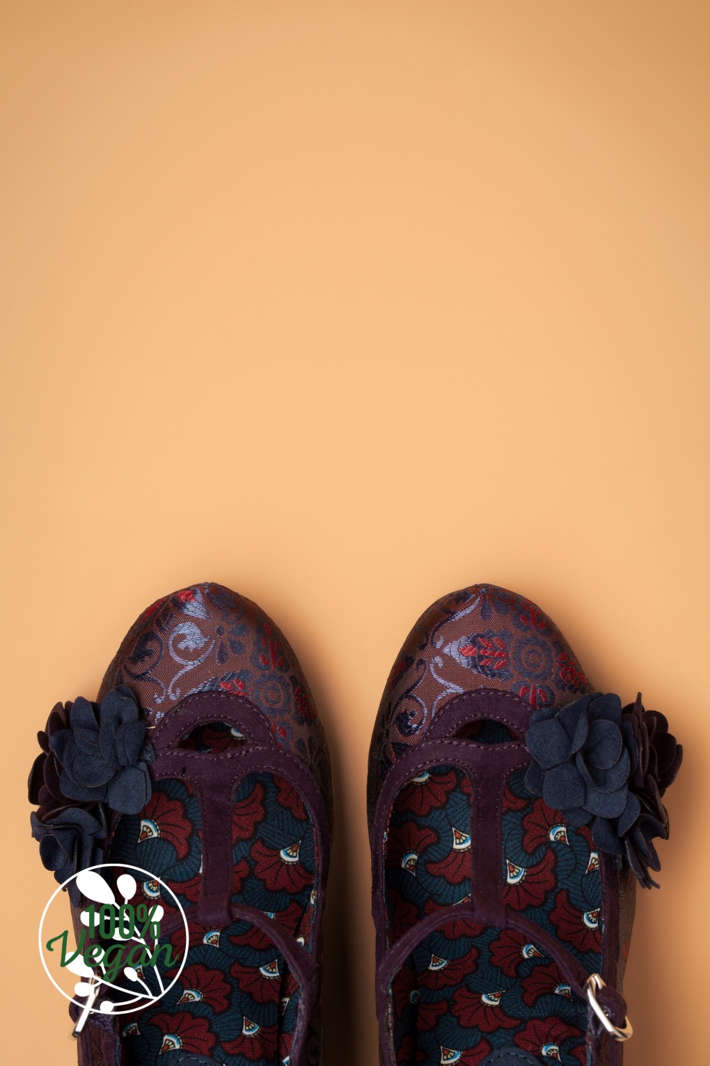 Ruby Shoo | Valerie Pumps Années 50 en Aubergine