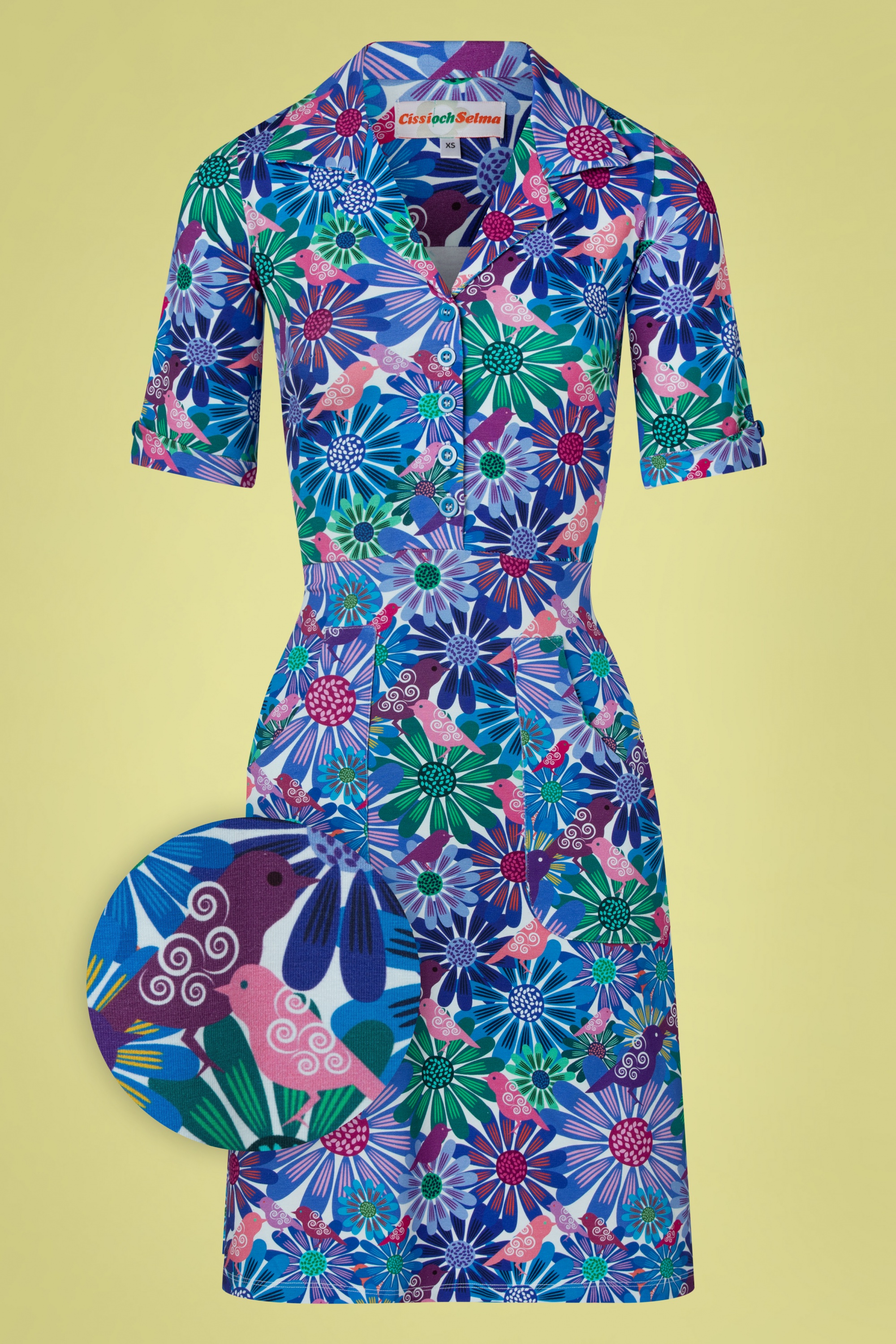 Cissi och Selma Monica Fågeltivoli Kleid in Multi | Einkaufen bei ...