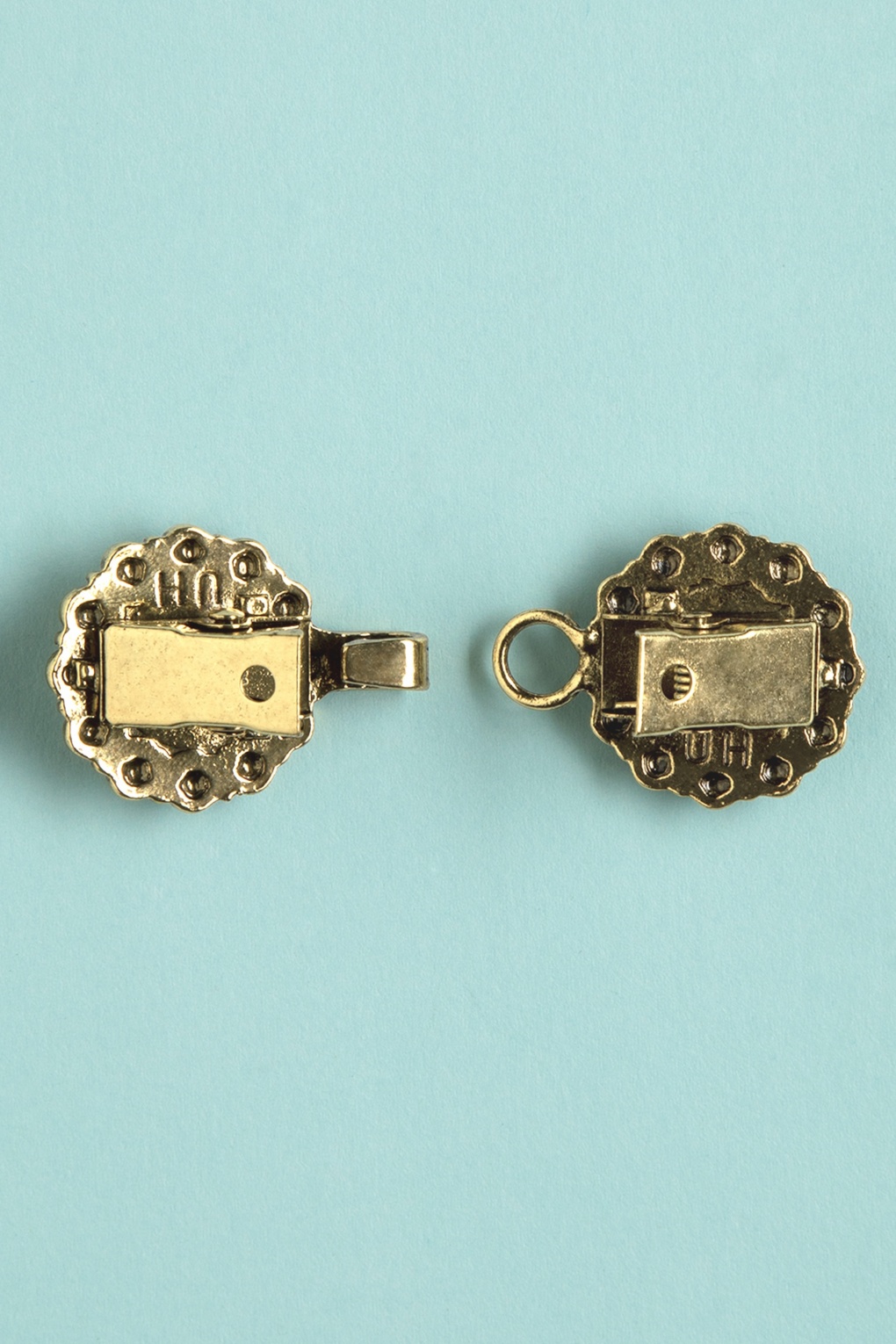 Urban Hippies | Clips de gilet en or et bleu fjord