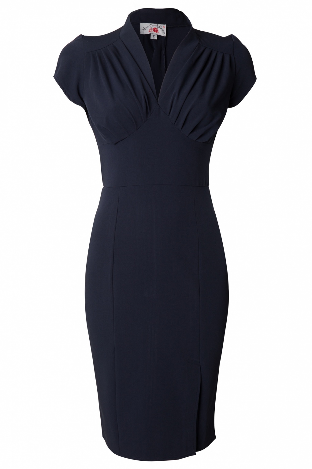 50s Mavis blue pencil dress