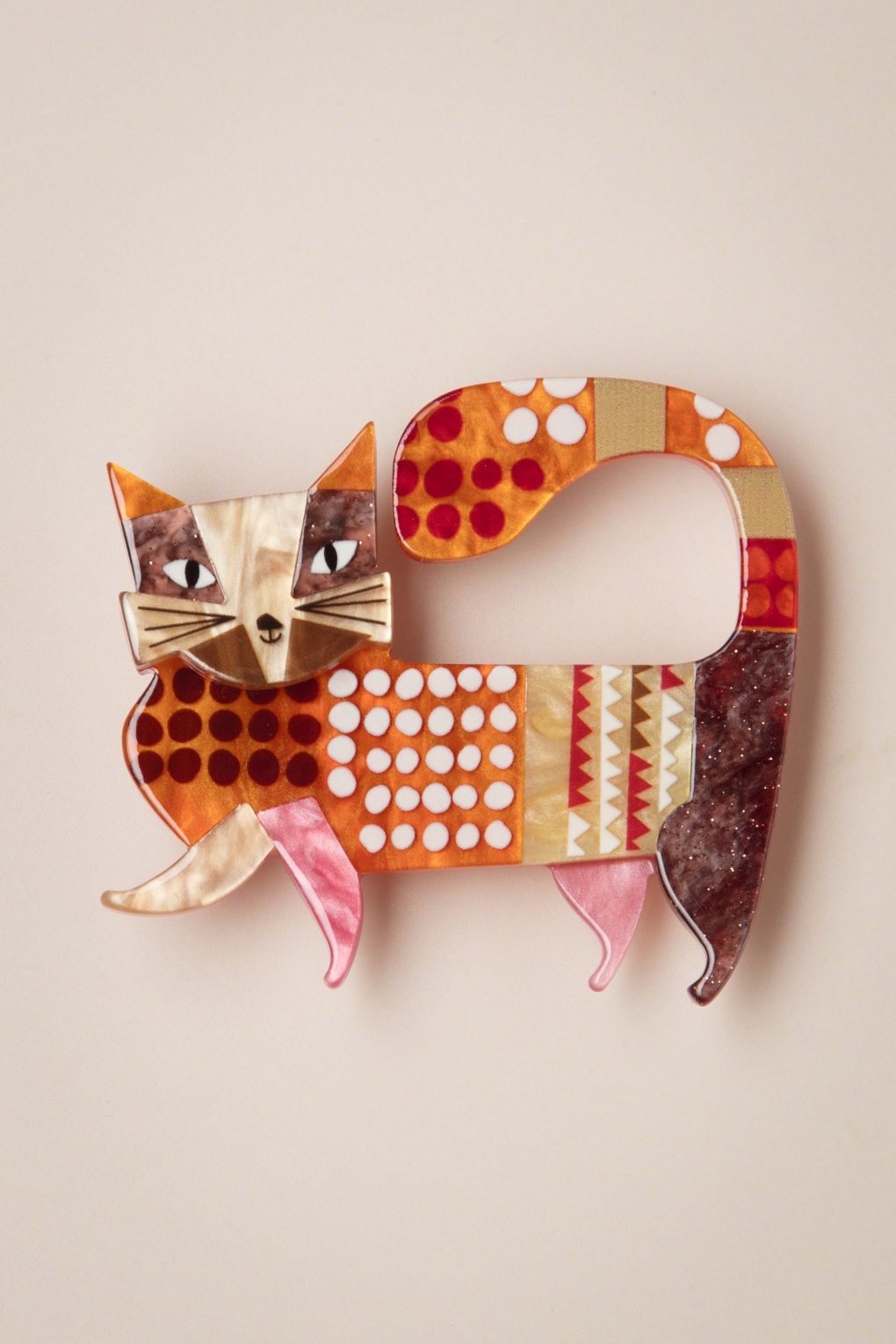 Erstwilder A Cat Named Purr Brooch | Topvintage