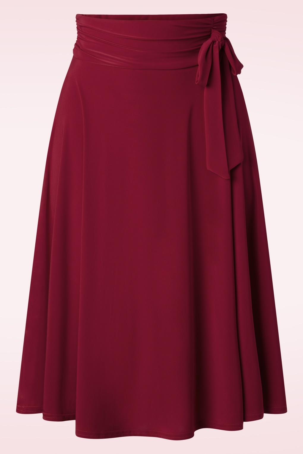 Vintage Chic for Topvintage 50s Aliyah Swing Skirt in Dark Red | Topvintage