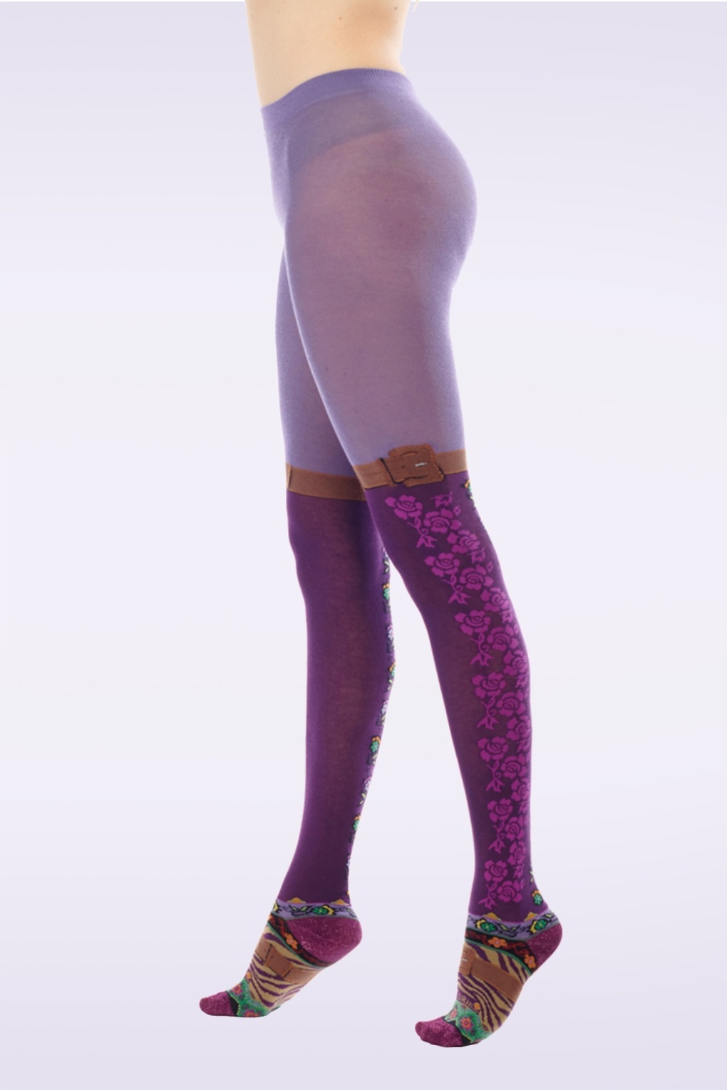 Dub & Drino Collant femme Belt en violet | Acheter chez Topvintage