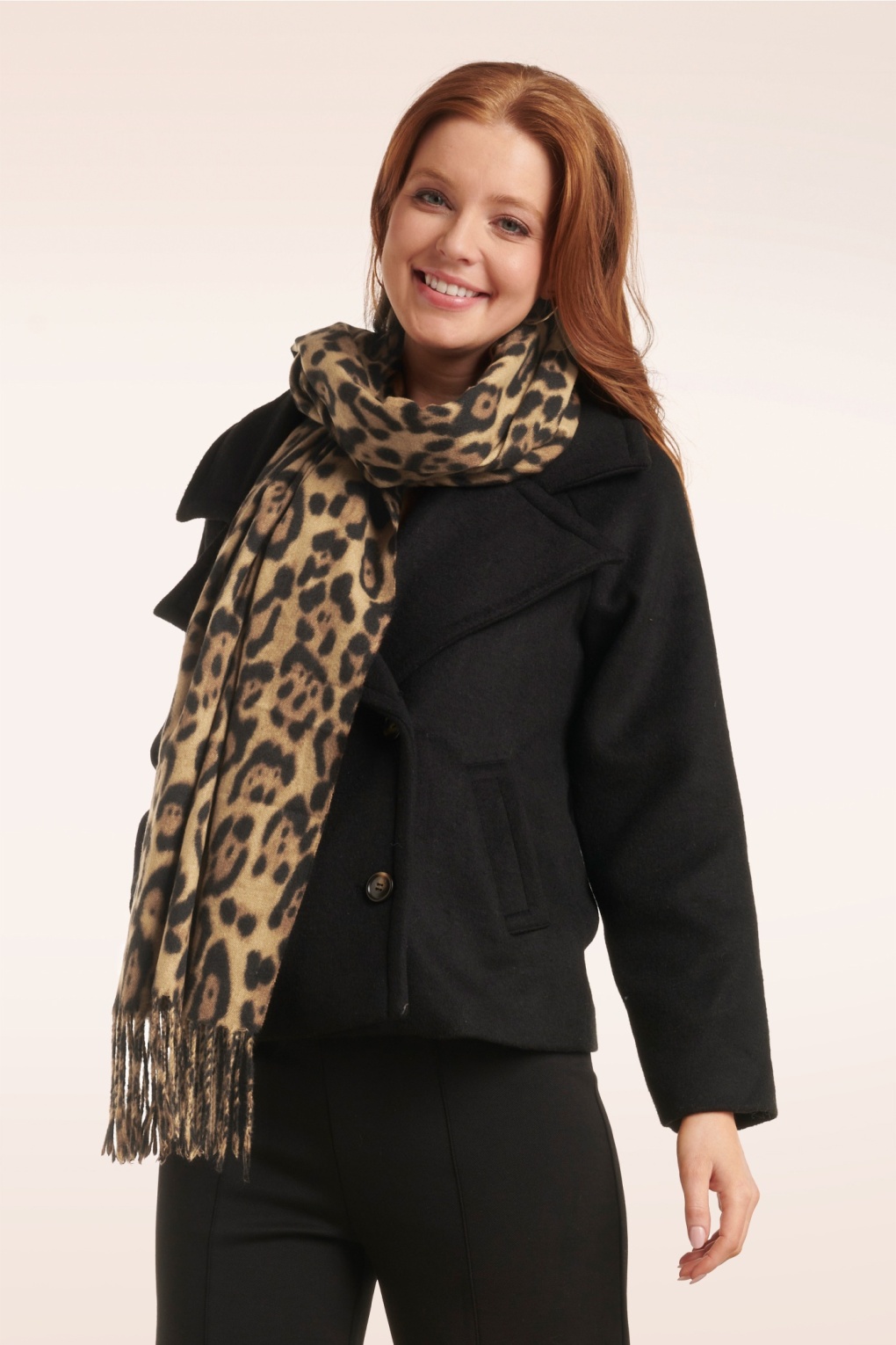 Smashed Lemon Écharpe Mona en léopard | Acheter chez Topvintage