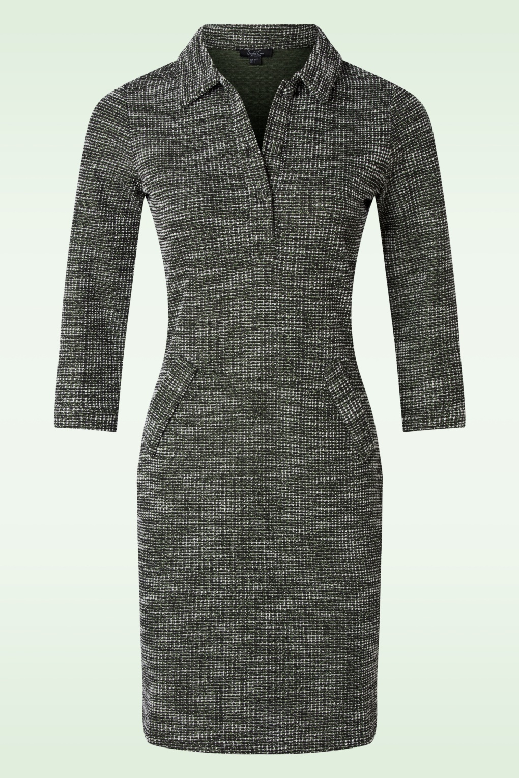 Smashed Lemon Velma Dress in Green | Topvintage