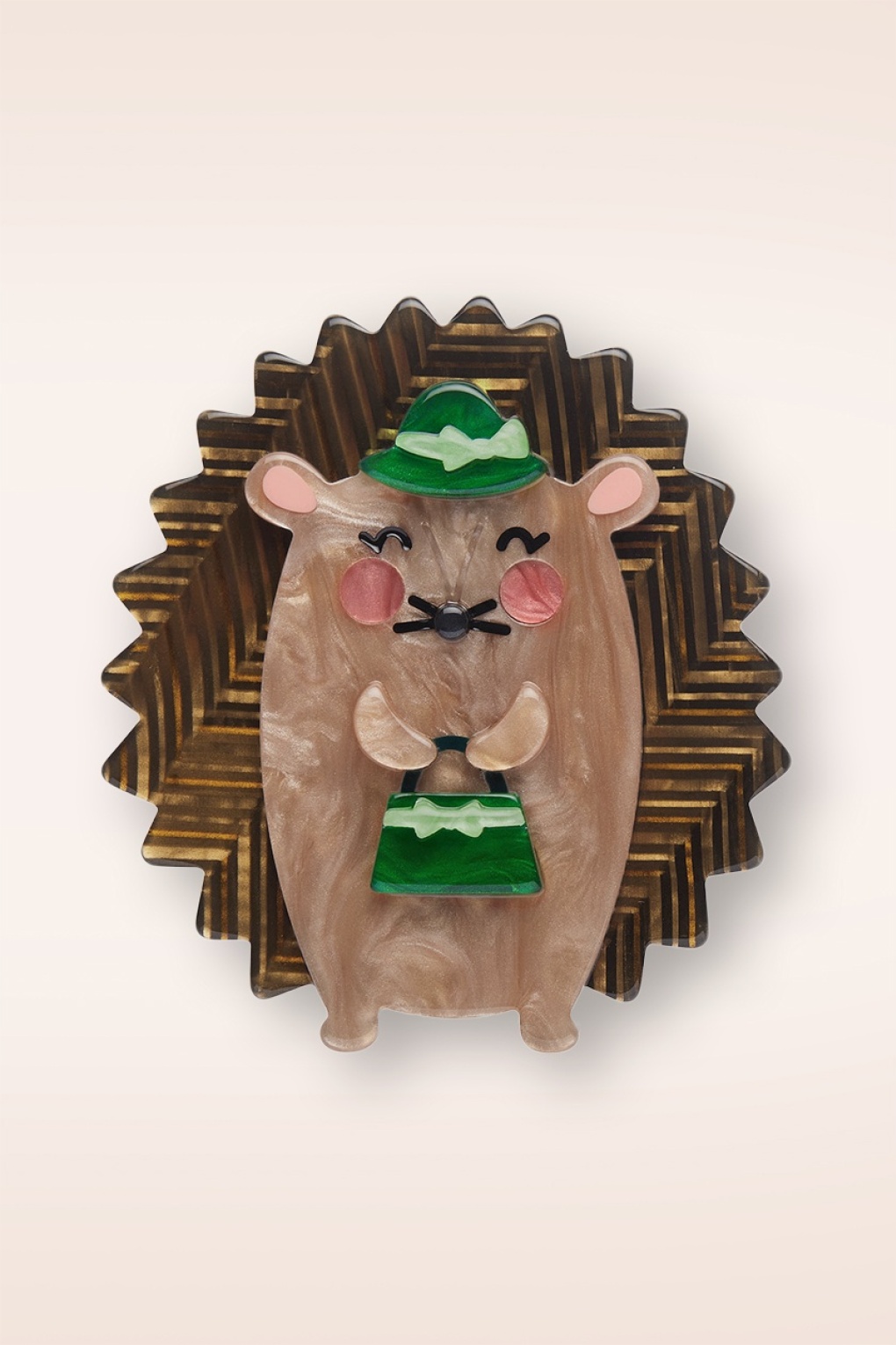 Erstwilder Broche Harriet the Hedgehog | Acheter chez Topvintage