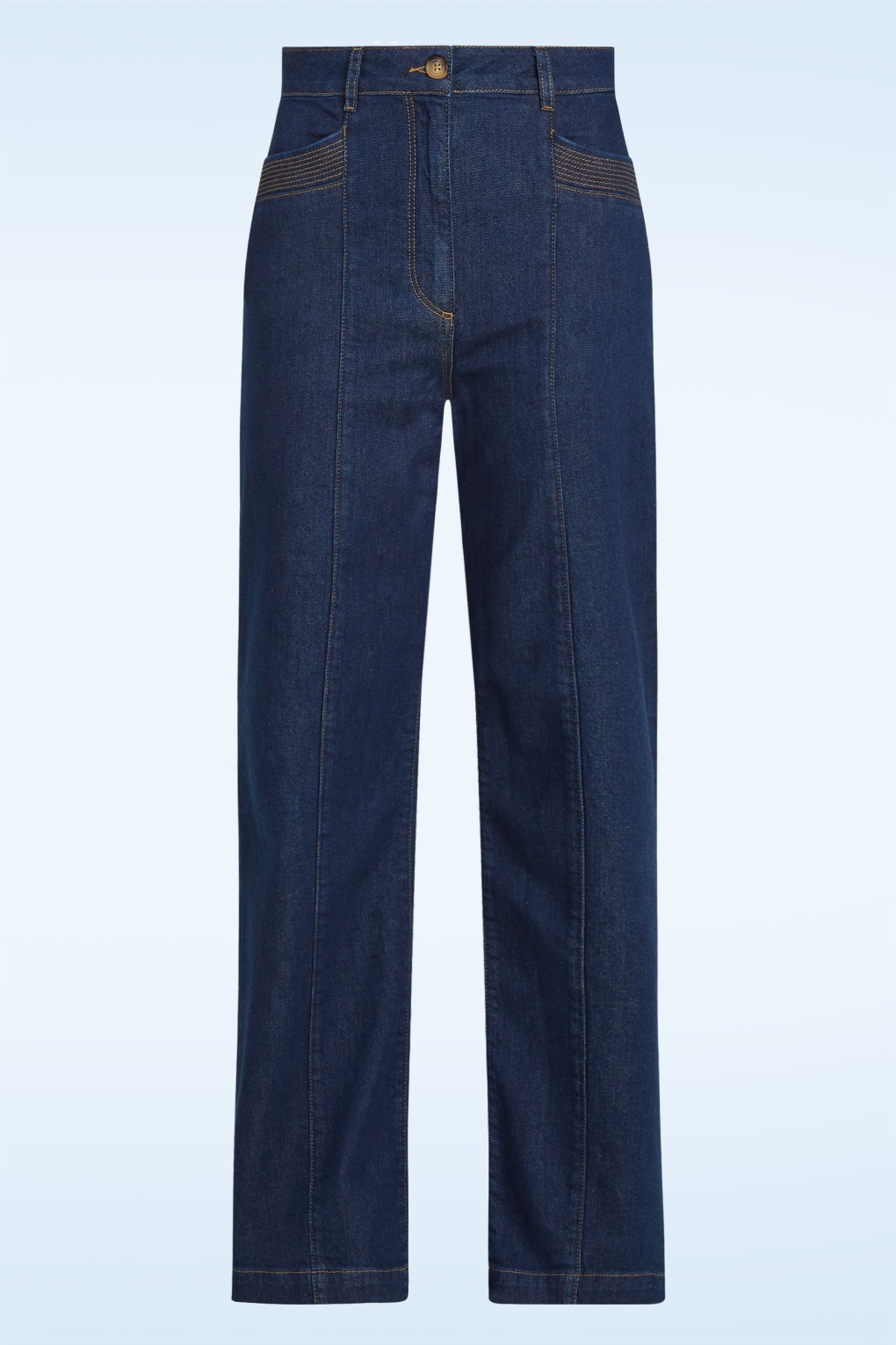 King Louie Chris Onyx Denim Pants in Deep Blue | Topvintage