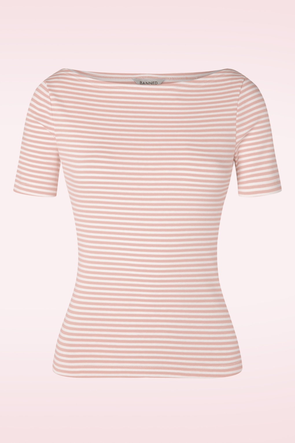 Haut Sweet Candy en jersey rose poudré Banned Retro | Topvintage