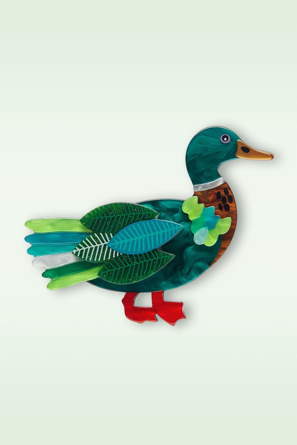 Erstwilder Mighty Mallard broche | Topvintage