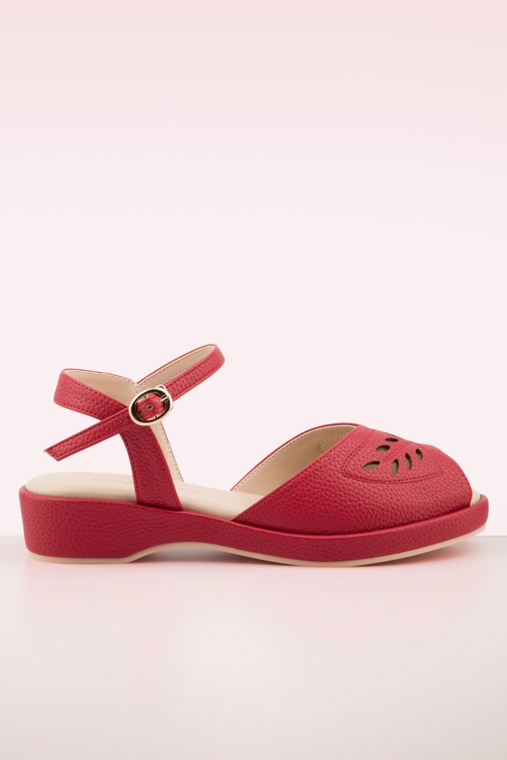 Charlie Stone Palermo Sandalen in Rot | Einkaufen bei Topvintage