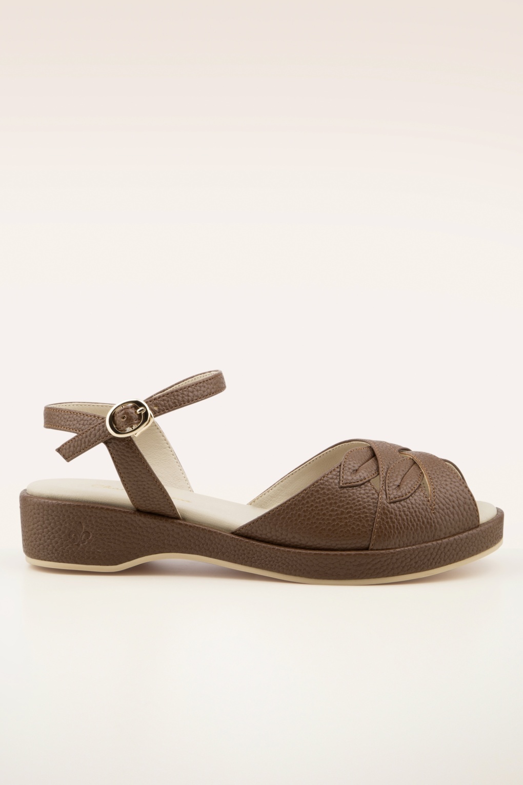 Charlie Stone Elba sandalen in bruin | Topvintage