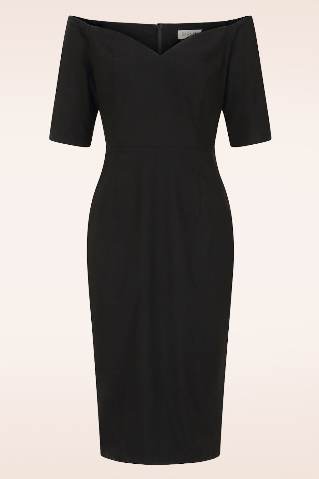 Robe crayon Amalia en noir Banned Retro | Topvintage